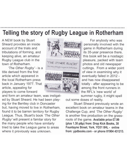 The Other Rugby: The Story of Rugby League in Rotherham
